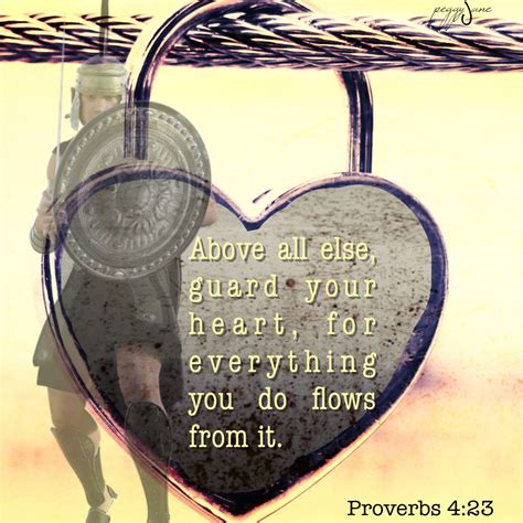 Proverbs 423 Niv 23 Above All Else Guard Your Heart For Everything