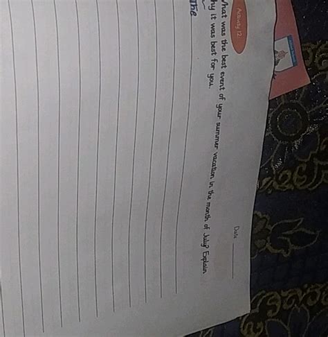 Activity 12 Date Shat Was The Best Event Of StudyX