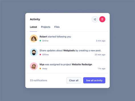 Webpixels Dribbble