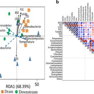 RDA Plot Showing Environmental Factors Relationship With Bacterial Download Scientific Diagram