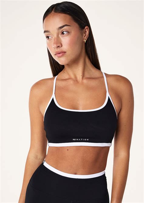 Fundamental Sports Bra Black Pe Nation Pe Nation Global