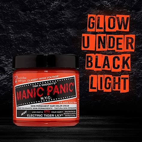 Manic Panic Electric Tiger Lily Orange Hair Dye Classic High Voltage