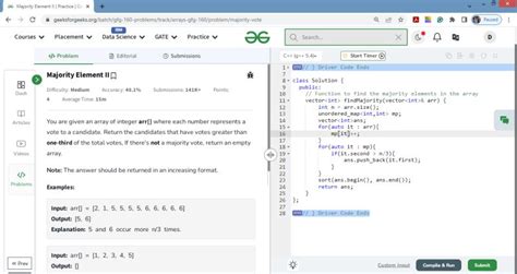 160daysofdsa dsachallenge geeksforgeeks gfg160 geekstreak2025… daksh jain