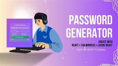 🚀 Password Generator Tutorial With React Tailwind And Lucide Icons