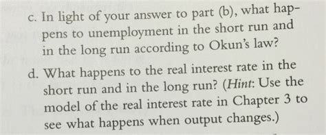 solved 2 suppose the fed reduces the money supply by 5