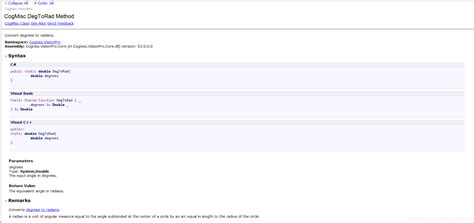 方法 Visionpro 角度与弧度转换vsionpro转弧度 Csdn博客 方法 Visionpro 角度与弧度转换vsionpro转弧度 Csdn博客