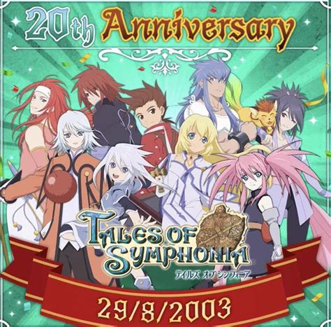 Happy Anniversary Tales Of Symphonia Rtales