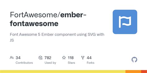 Github Fortawesomeember Fontawesome Font Awesome 5 Ember Component