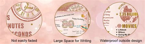 Turypaty Large 80th Birthday Card With Envelope For Women