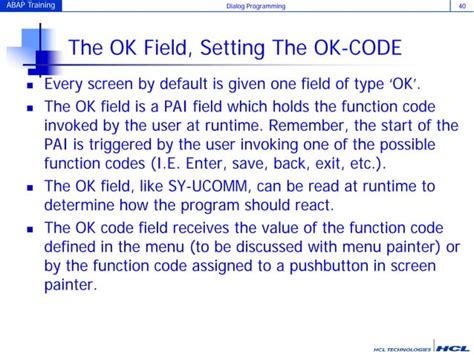 Dialog Programming ABAP PPT