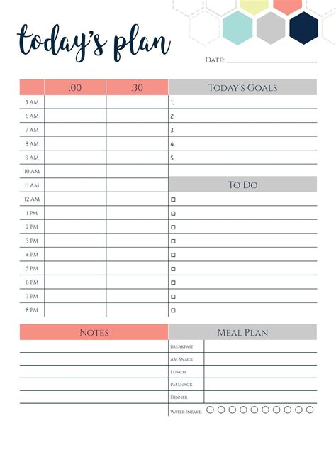 Daily Calendar With Time Slots Excel