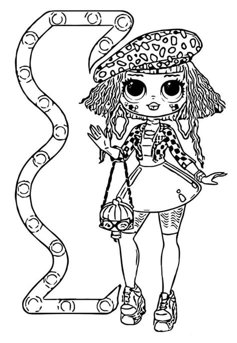 Coloriage LOL OMG Neonlicious télécharger et imprimer gratuit sur