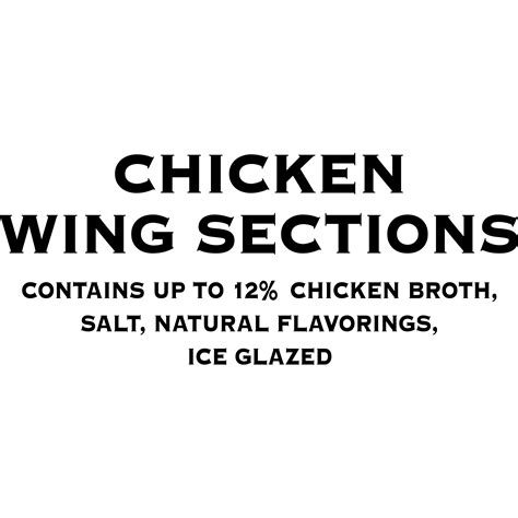Tyson Chicken Wing Sections 4 Lb Bag Frozen Auburn Opelika
