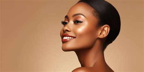 Premium Ai Image Black Woman Natural Beauty Is Enhanced By Her