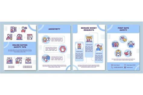 Online Dating Safety Tips Brochure