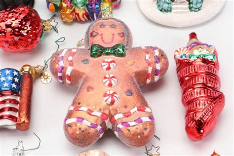 Nutcracker Gingerbread Man Santa Claus And More Mold Blown Glass