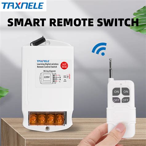 220v 380v High Power Remote Control Switch Intelligent Wireless Rf Relay Receiver And