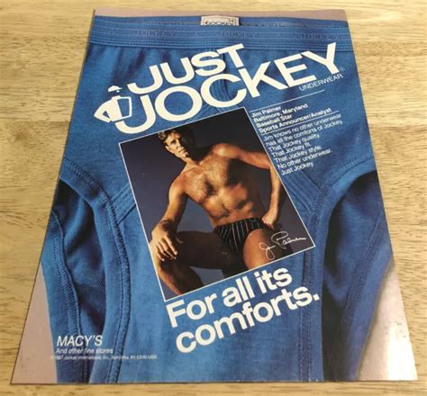 Jim Palmer For Just Jockey Mens Briefs Underwear Ad Magazine Clipping Picclick Uk
