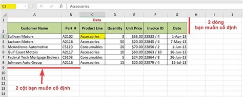 Chia sẻ về Cách cố định cột dòng trong Excel chi tiết nhất