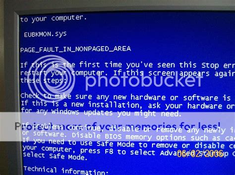 Blue Screen When Trying To Load In Safe Mode Tech Support Forum