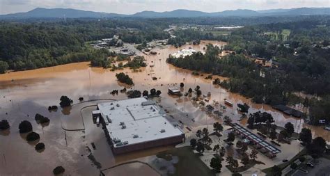 Photos Video Of Flooding After Helene In Burke County Nc