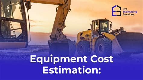 Equipment Cost Estimation In Construction Bid Better