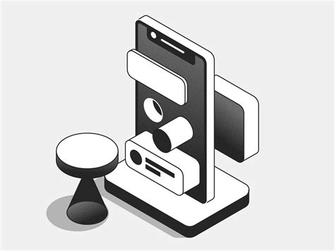 Abstract Isometric Illustrations Freebie Behance