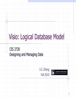Fillable Online Visio Logical Database Model Fax Email Print PdfFiller