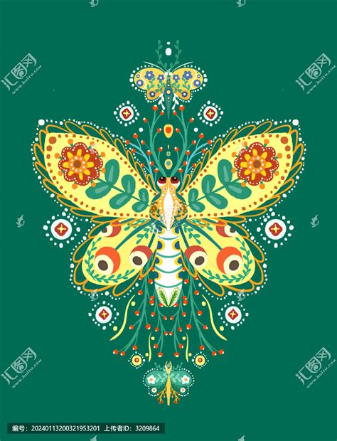 蝴蝶装饰画 装饰画设计 其他设计 设计模板 汇图网www huitu