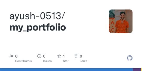 Github Ayush My Portfolio
