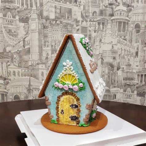 Имбирный пряничный домик имбирныйпряник имбирноепеченье пряникиназаказ пряникибелаякалитва