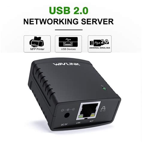 Usb2 0 Network Print Server Lan Print Share Server For Usb Printers