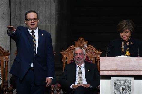 Rector De La Unam Leonardo Lomelí Felicita A Clara Brugada Por Ganar