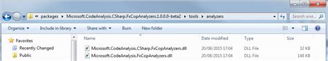 Cannot Run Code Analysis Analyzer In Visual Studio 2015 Stack Overflow