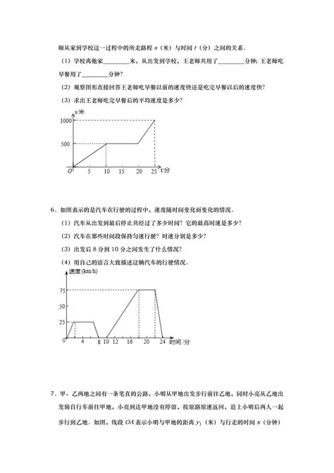 人教版八年级数学下册第19章一次函数 实际应用题专练（二）【含答案】