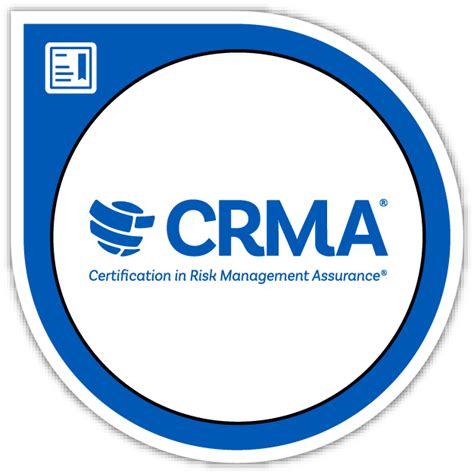 Certification In Risk Management Assurance Crma Credly