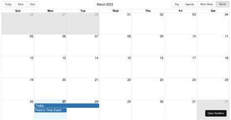 Fullcalendar React Examples Codesandbox