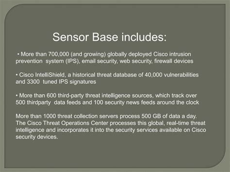 Cisco Security Intelligence Operations Sio Ppt