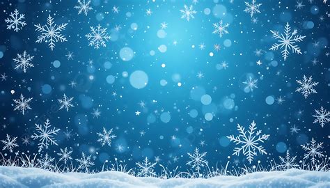 Blue Snowflake Theme Background Images Hd Pictures And Wallpaper For