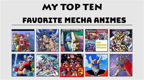 My Top Ten Favorite Mecha Animes By Cavgu2002 On Deviantart