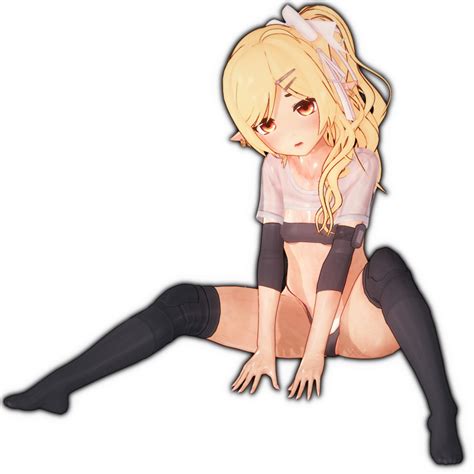 Rule 34 Arms Under Breasts Barefoot Belly Blonde Hair Chaostobi Cute