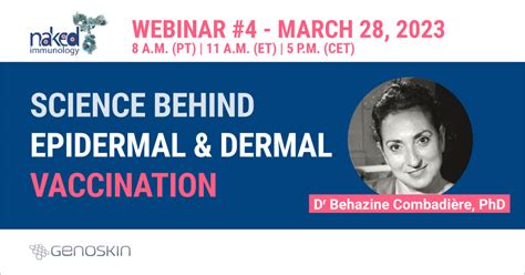 WEBINAR 4 Naked Immunology Science Behind Epidermal And Dermal