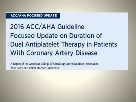 Dual Antiplatelet Therapy