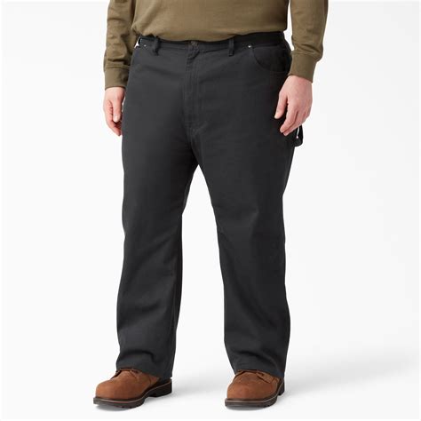 Dickies Duck Utility Relaxed Straight Fit Rinsed Black Pants