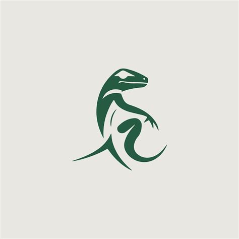 Premium Vector Vector Image Of A Simple Logo Using A Lizard As A Symbol