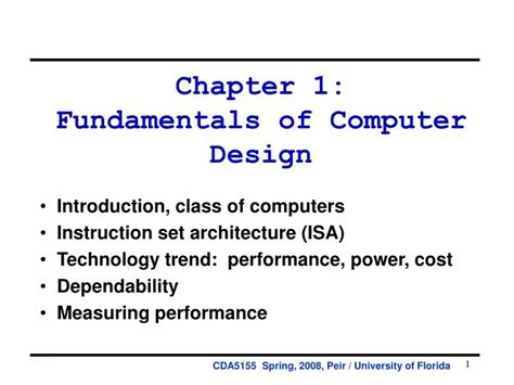 PPT Chapter Fundamentals Of Computer Design PowerPoint Presentation ID