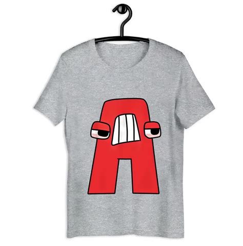 Emotion Letter A Alphabet Lore Shirt T Black Unisex T Shirt