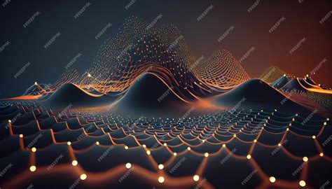 Premium Ai Image Abstract Sound Waves Frequency Audio Waveform Music