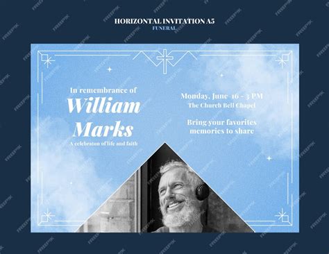 Modelo De Programa Funerário Psd Grátis