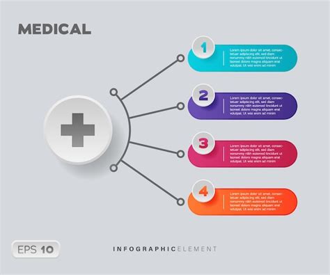 Medisch Infographic Element Premium Vector